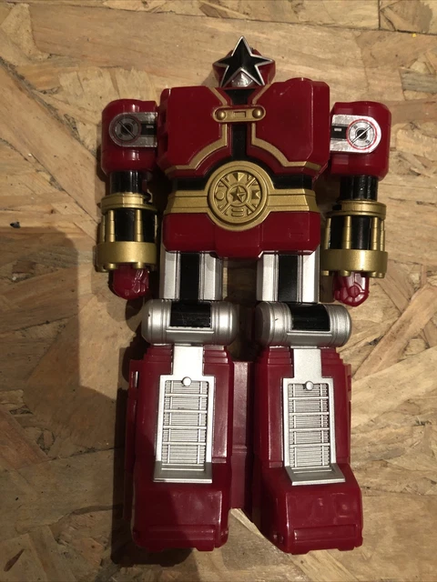 ++ ROBOT POWER rangers micro MEGAZORD ZEO red battlezord / BANDAI 96 ...