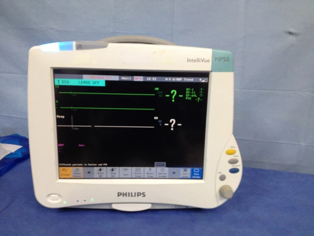 MONITEUR PATIENT PHILIPS Intellivue MP50 M8004A avec plusieurs ...