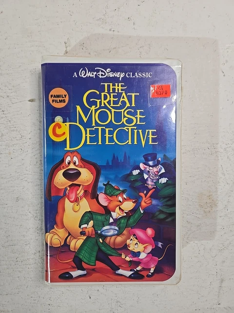 THE ADVENTURES OF the Great Mouse Detective (VHS, 1992) £9.47 - PicClick UK