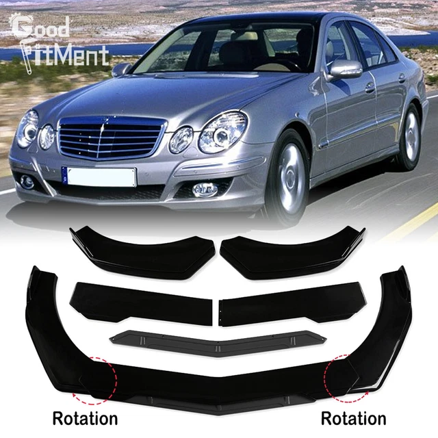 FÜR MERCEDES E-KLASSE W211 AMG Spoilerlippe Frontlippe Spoilerschwert ...