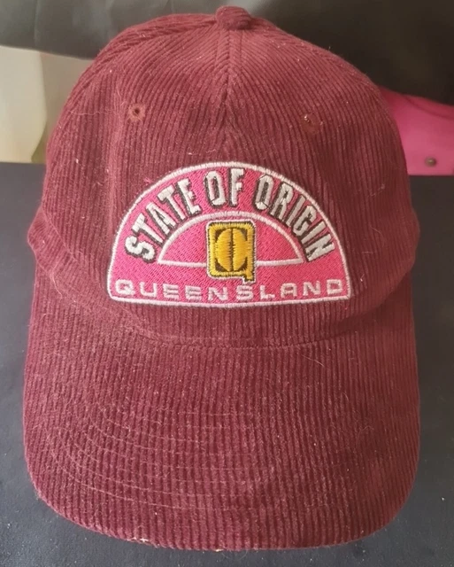 RARE VINTAGE ORIGINAL 1990's Queensland State Of Origin Corduroy Cap ...