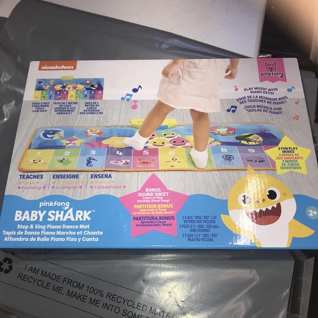 BABY SHARK OFFICIAL - Step & Sing Piano Dance Mat £10.95 - PicClick UK