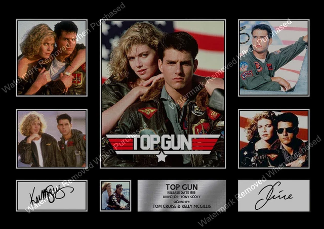 TOP GUN 1986 & Maverick Signed Limited Edition Movie A4 Photo Prints ...