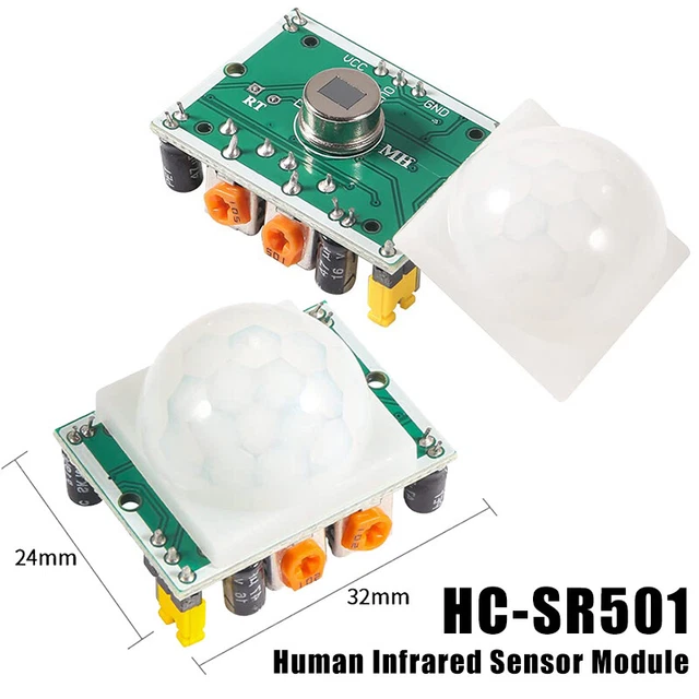HC-SR501 HUMAN INFRARED Sensor Module Pyroelectric Infrared Sensor ...