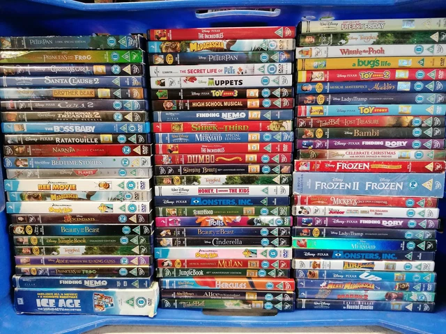 CHILDRENS KIDS FAMILY DVDs Disney Pixar Nickelodeon Dreamworks Lot Bundle #22916 £22.50 ...