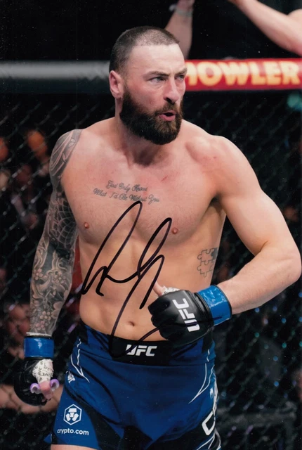 PAUL CRAIG HAND Signed 12x8 Photo UFC Autograph £49.99 - PicClick UK