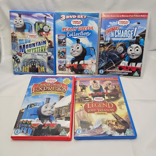 THOMAS THE TANK Engine Animation DVD Bundle Collection Job Lot x5 EUR 8 ...