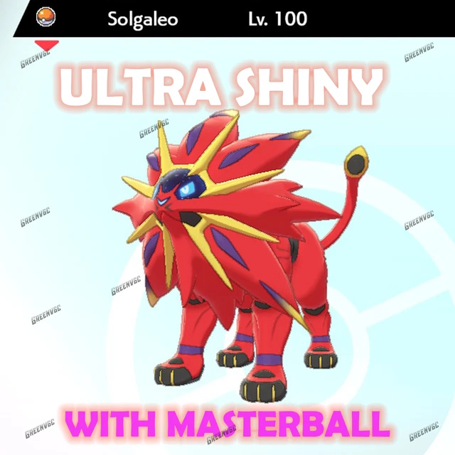 SHINY SOLGALEO 6IV EV Trained Pokemon Sword and Shield £1.66 - PicClick UK