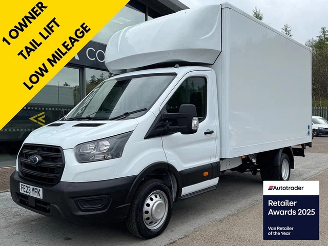 2023 FORD TRANSIT 350 EcoBlue Luton DRW L4 with Tail Lift & Roller ...