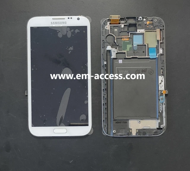 ECRAN VITRE TACTILE LCD avec CHASSIS ORIGINAL SAMSUNG Galaxy Note 2 ... ECRAN VITRE TACTILE LCD avec CHASSIS ORIGINAL SAMSUNG Galaxy Note 2 ...