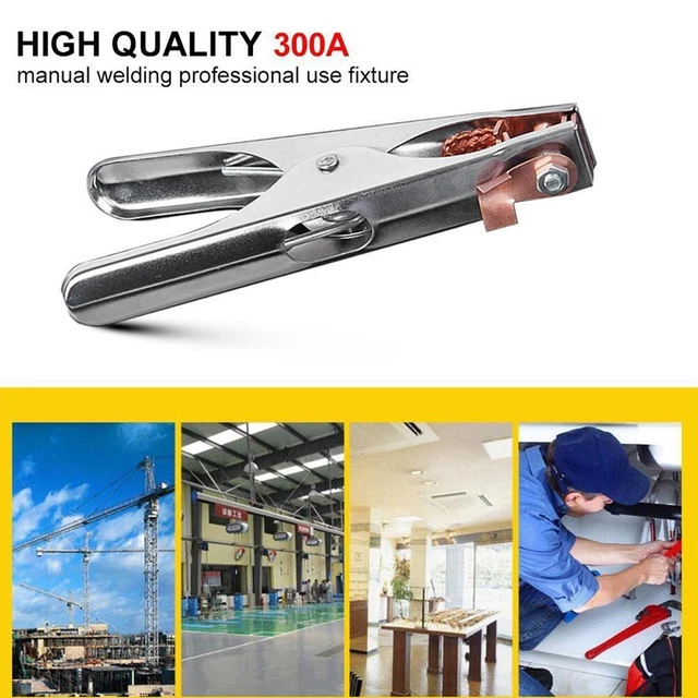 GROUND WIRE CLAMP Clamp Welding Conductive Grounding Clamp Spring Clips ...