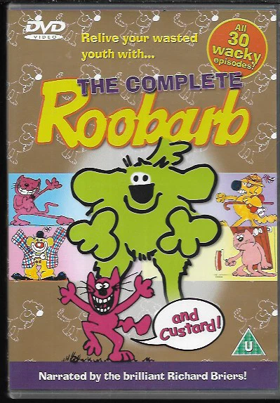 THE COMPLETE ROOBARB And Custard! Genuine R2 Dvd All 30 Wacky Episodes! £6.99 - PicClick UK