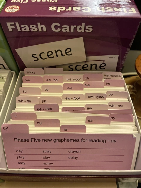 PAIR OF SMART Kids Flash Cards Box Sets Phase Four & Phase Five £19.99 ...