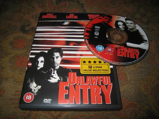 UNLAWFUL ENTRY USED Kurt Russell Ray Liotta Nineties Suspense Thriller ...