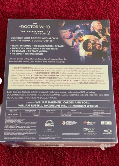 DOCTOR WHO THE Collection Season / Series 2 Limited Edition New ...