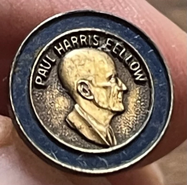 ANCIEN INSIGNE . PAUL HARRIS FELLOW . ( Voir photos recto-verso ) EUR 1 ...
