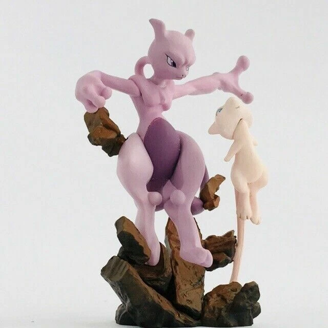 MINI FIGURA POKÉMON Mew & Mewtwo 2018 Nintendo JAPÓN KAIYODO anime ...