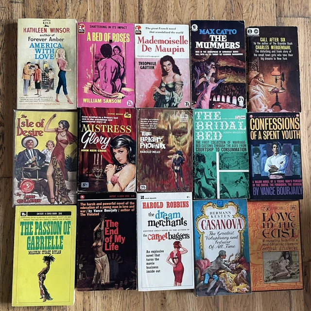 LARGE COLLECTION OF UK Pulp GGA Sleaze 1940’s To 1960’s Paperbacks ...