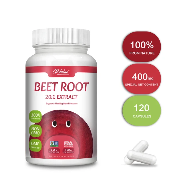 BEET ROOT 400MG -Healthy Circulation, Heart Health, Stamina, Anti ...