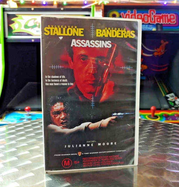 ASSASSINS - SYLVESTER Stallone - VHS Movie Video - Big Box Ex Rental £4 ...