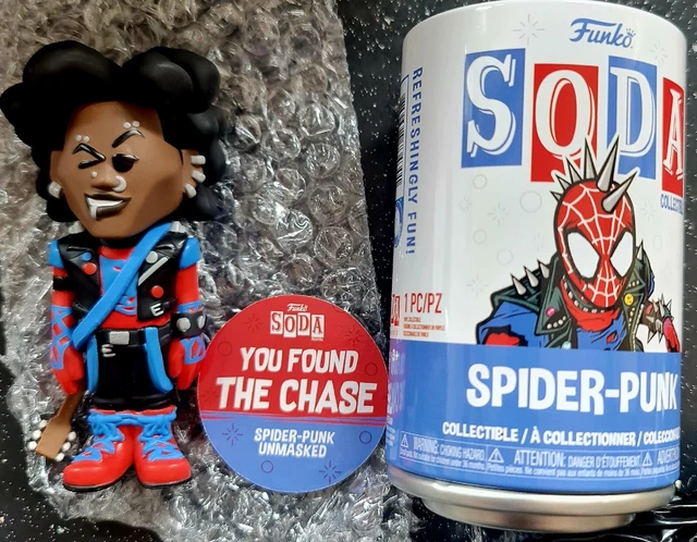 FUNKO SODA SPIDER-PUNK CHASE Unmasked Miles Morales Spider-Man Pop ...