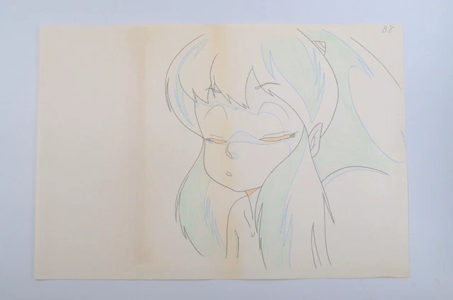 ORIGINAL URUSEI YATSURA Ramu Lum Douga Cel Anime Production Pencil ...
