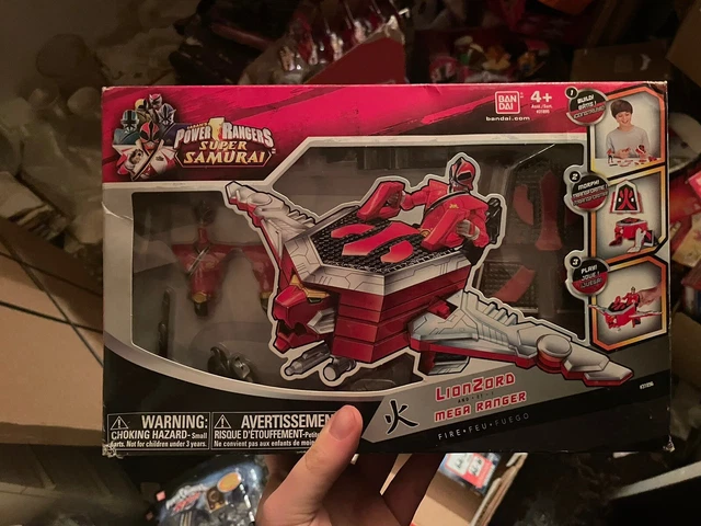 POWER RANGERS SUPER samurai lion zord with mega ranger usa £23.33 ...