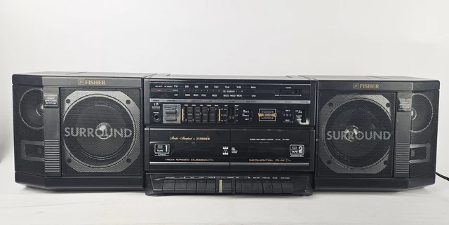 FISHER PH-W803BA SURROUND Sound Boombox AM/FM Vintage Old School ...