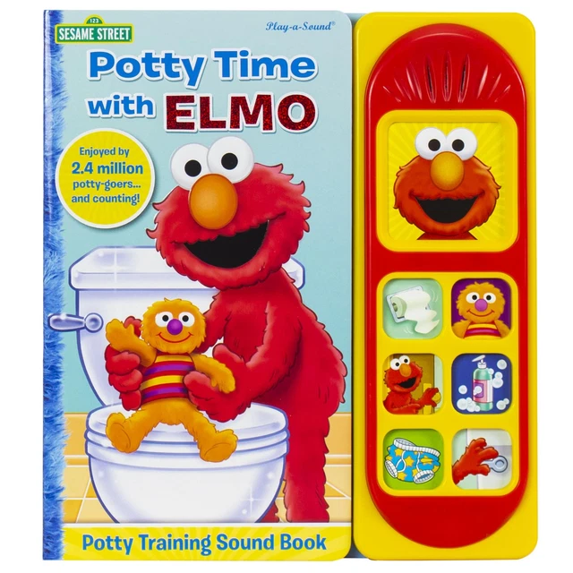 SESAME STREET - Potty Time with Elmo - Potty Training Sound Book - PI ...