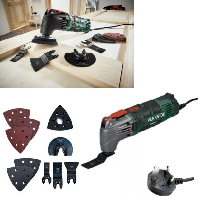 PARKSIDE 310W MULTI-PURPOSE Tool + Accessories Sawing Cutting Scraping ...