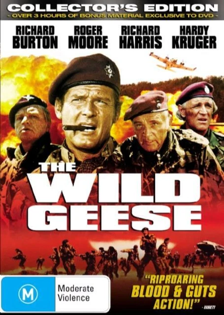 THE WILD GEESE (DVD, 1978) Richard Burton, Roger Moore, Richard Harris $6.95 - PicClick AU