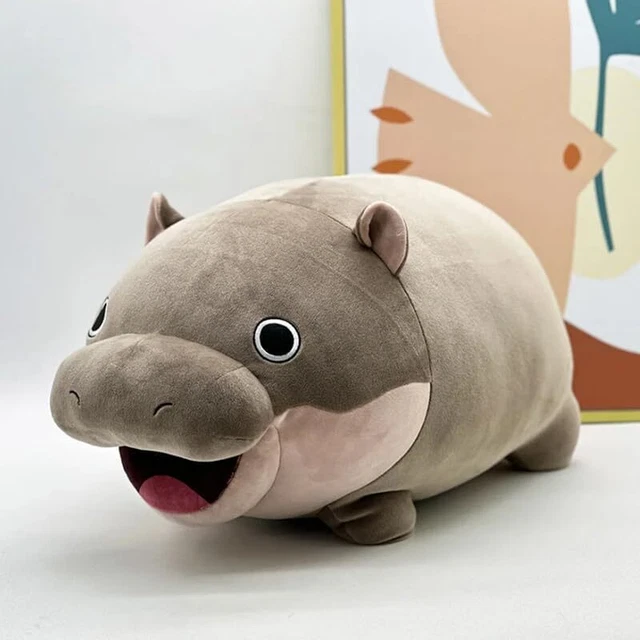 2025 MOO DENG Hippo Plush MooDeng Hippo Plush Pillow 9" Cute Pygmy ...