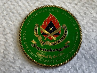 SUPERCHARGERS 189TH COMBAT Sustainment Support Battalion Challenge Coin ...