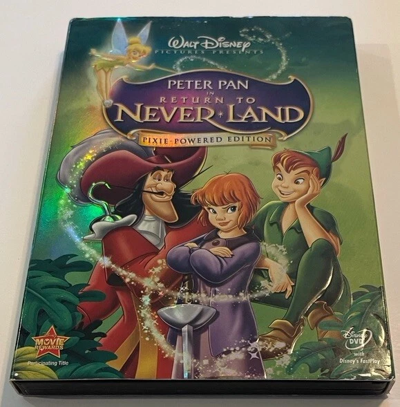 PETER PAN & Return to Never Land Secret of the Wings 3-Films DVD EN/RU Son EUR 18,37 - PicClick FR