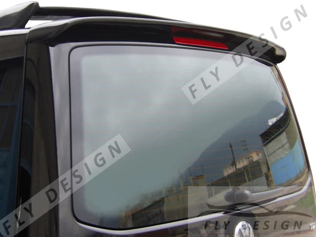 VW MULTIVAN VAN T5 roof spoiler demolished aerodynamics rear flap £437. ...