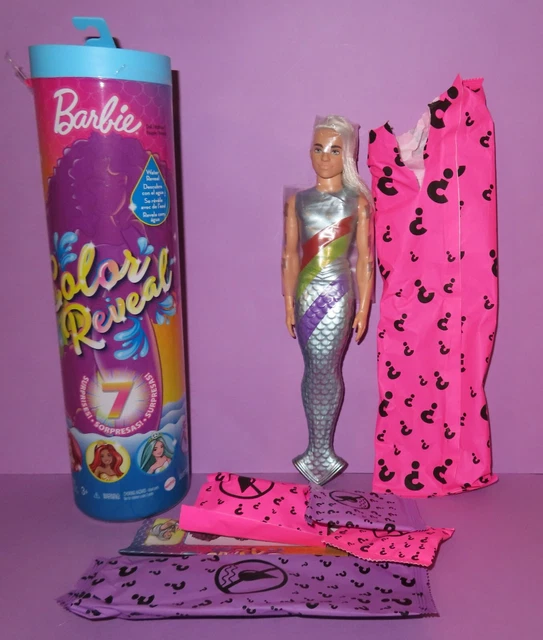 BARBIE KEN RARE Color Reveal Mermaid Mermaids Merman 2021 New Opened ...