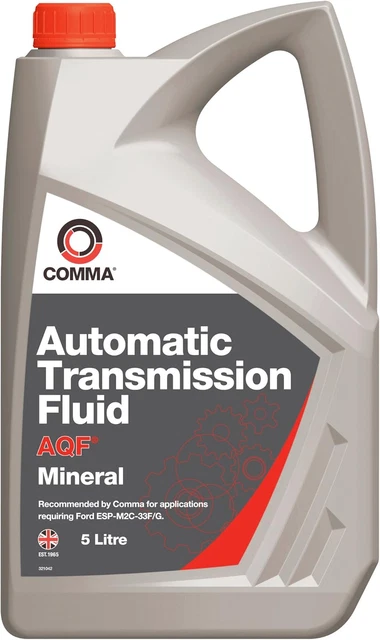 COMMA ATF AUTOMATIC Transmission Fluid 5L High Quality Auto Gearbox Oil ...