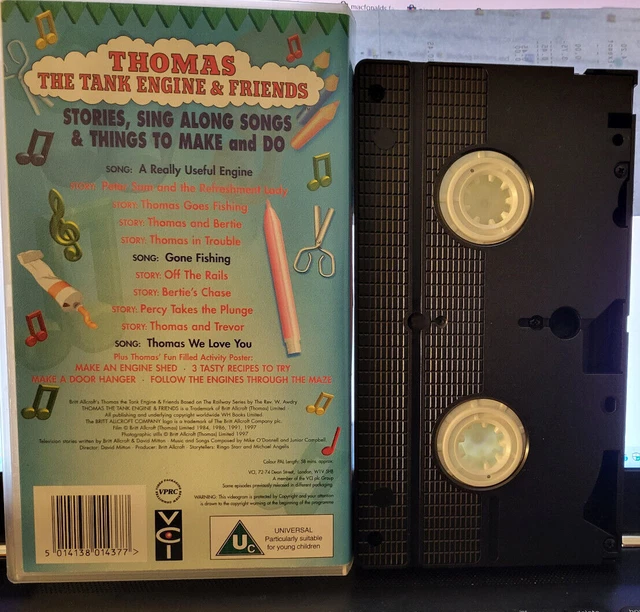 RARE PLAYTIME VHS Cassette Thomas The Tank Engine And Friends Stories ... RARE PLAYTIME VHS Cassette Thomas The Tank Engine And Friends Stories ...