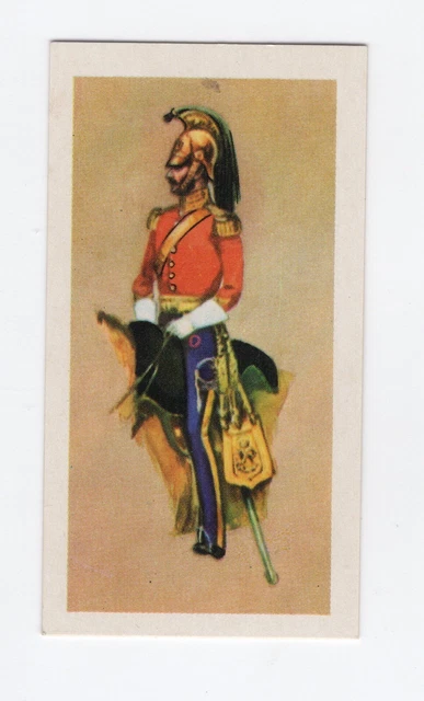 BRITISH CAVALRY UNIFORMS 19th Century Card 1964. 3rd Dragoon Guards £3. ...
