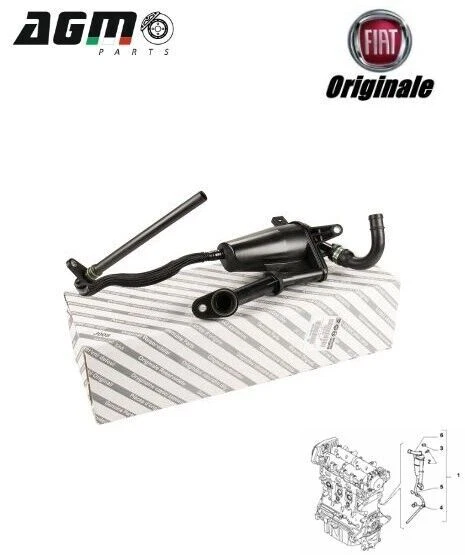 SÉPARATEUR VAPEURS HUILE Original Fiat Ducato Bravo 159 Giulietta 2,0 D ...