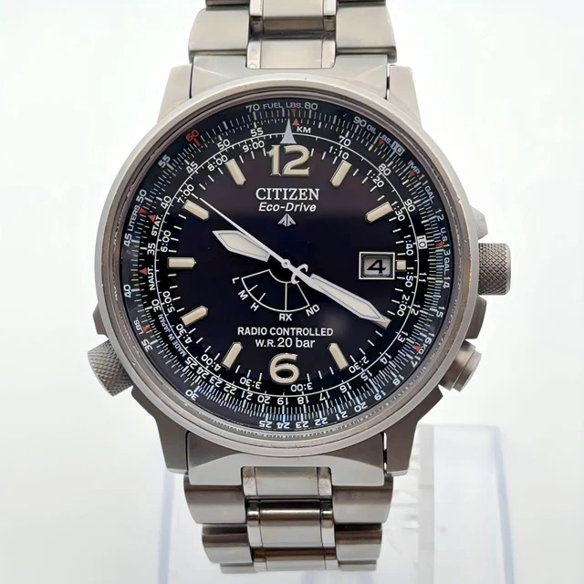 CITIZEN PROMASTER ECO Drive H411-T003745 Titanium Solar Watch 20ATM £ ...