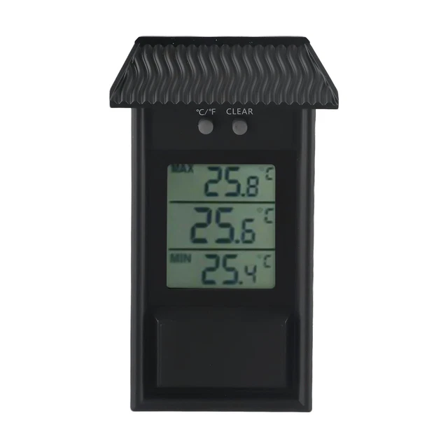 ACCURATE DIGITAL WALL Thermometer for All Weather Temperature Tracking ...