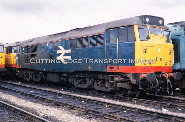 ORIGINAL RAILWAY SLIDE: Class 31 Diesel 31101 at Norwich 1990 D-1771 £3 ...