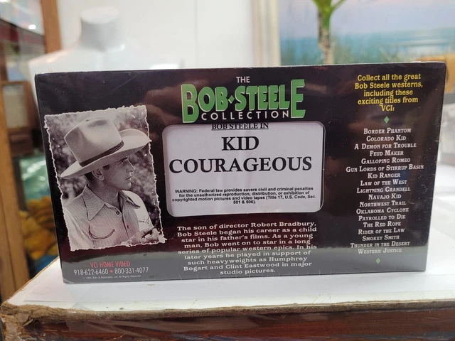THE BOB STEELE collection Western Classics VHS FACTORY SEALED / r4 t21 ...
