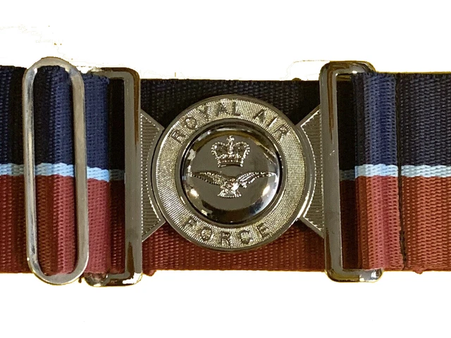 BRITISH ROYAL AIR Force Raf Stable Belt Cadets Belts Various Sizes £19. ...