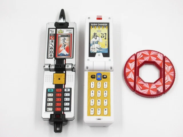 POWER RANGERS SAMURAI Shinkenger Samuraizer Morpher Shodo Phone Sushi ...