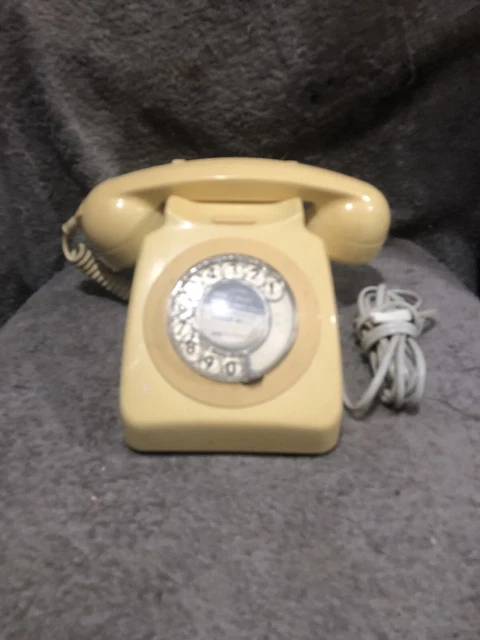 VINTAGE GPO IVORY - Phone Dial And Bell Works No Cracks - No Res £12.00 ...