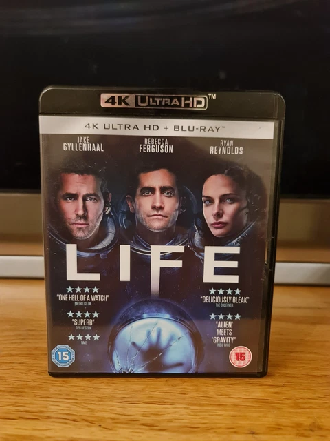 LIFE (2017) 4K UHD + Blu-ray - Jake Gyllenhaal, Ryan Reynolds, Rebecca ...