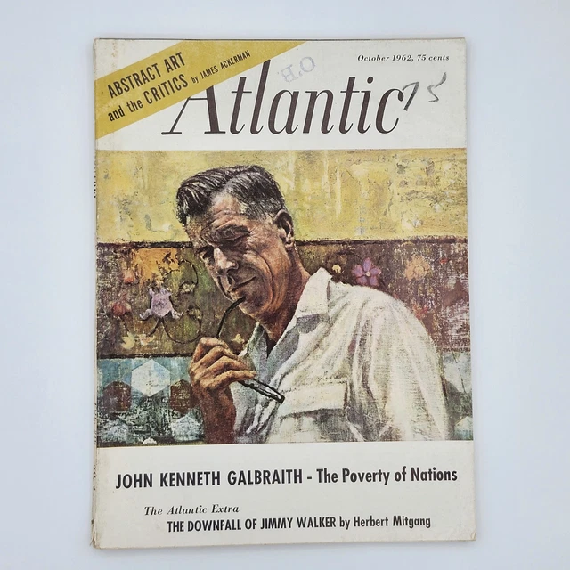VINTAGE THE ATLANTIC Magazine October 1962 Issue John Kenneth Galbraith ...