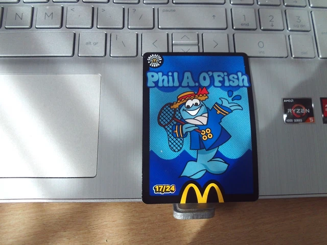 PHIL A. O’FISH (17/24) McDonalds Cards 2026 UnRedeemed trading card ...